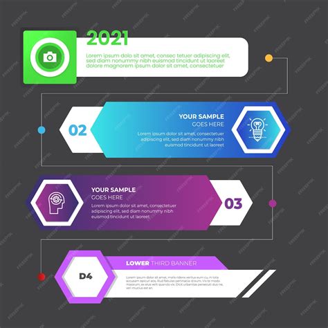 Premium Vector Gradient Table Of Contents Infographic Vector