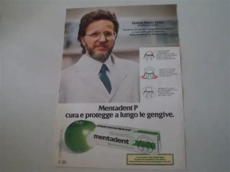 Advertising Advertising 1979 Mentadent Toothpaste P And Dottor Mario