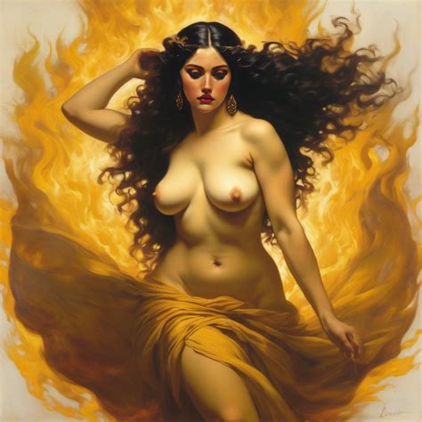Rule 34 Ai Generated Belly Black Hair Breasts Curvaceous Curvy Fire