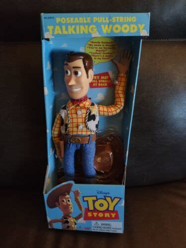 Vintage 1995 Toy Story Disney Pixar Original Pull String Talking Woody