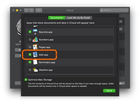 macos what are the differences between these two mail preferences