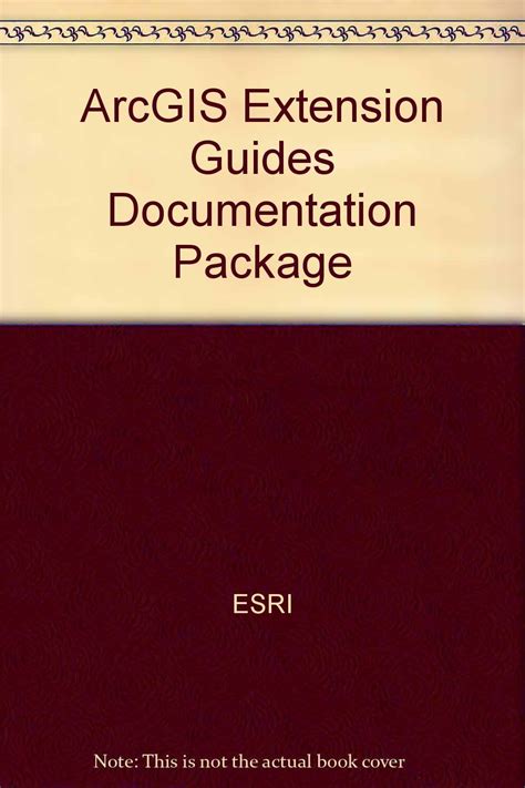 Arcgis Extension Guides Documentation Package Esri 9780840010315