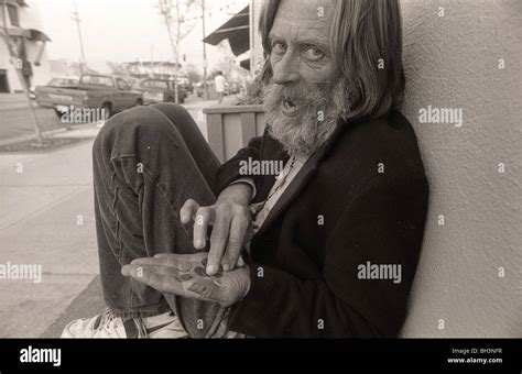 1960s Musician Skip Spence Outside A Halfway House On The Streets Of San Jose California Moby