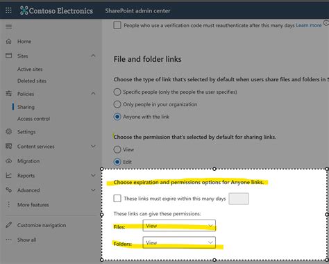 Sharepoint Anyone With The Link Can Edit Greyed Out Microsoft Community