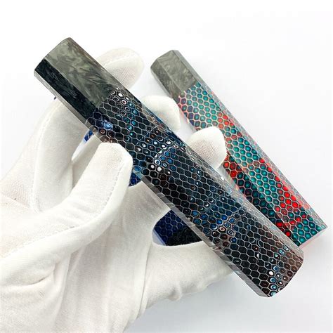 1pc Carbon Fiber C Tek Resin Octagonal Knife Han Grandado