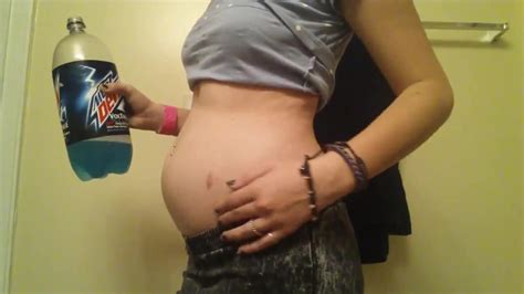 Huge Chugging My Little Belly