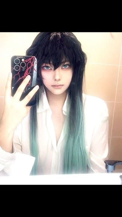 Muchiro Cosplay 🥶🩵 Demonslayer Muchiro Anime Shorts Youtube
