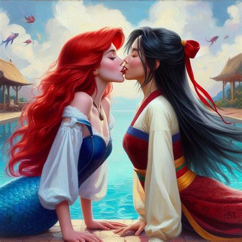 Ariel And Mulan By Headlessape On Deviantart