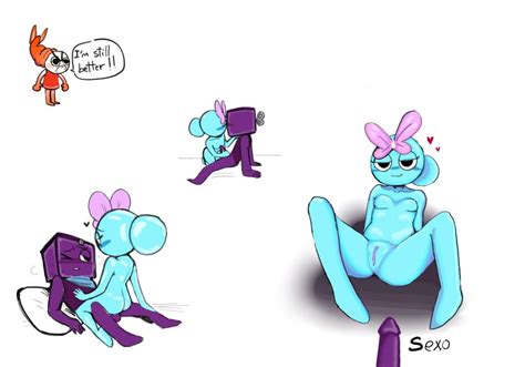 Rule 34 Boxten Dandys World Boxten X Poppy Cowgirl Position Dandys World Handjob Kissing