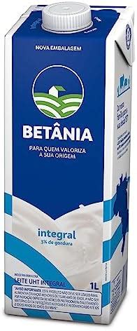 Betânia Leite Uht Integral 1l Br Alimentos E Bebidas
