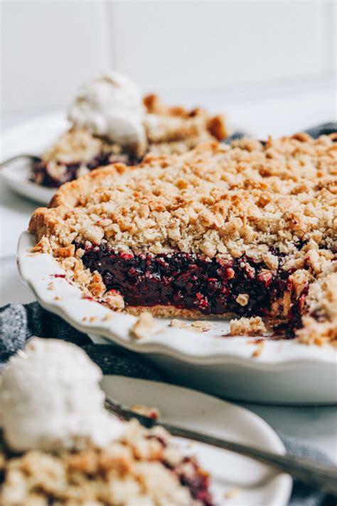 Mixed Berry Crumble Pie Vegan Gf Minimalist Baker Recipes