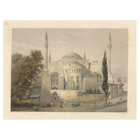 Blue Mosque Istanbul Watercolor For Sale At 1stdibs