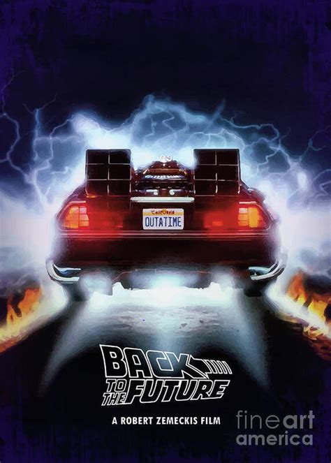Back To The Future Original Movie Poster Original Back To The Future