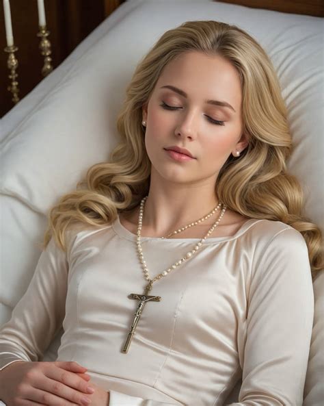 A Gorgeous Beauty Lying In Open Casket At Vigil By Greyhound680 On