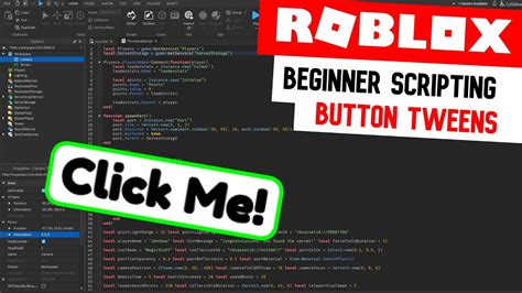 Roblox Button Animations And Effects Beginner Scripting Tutorial