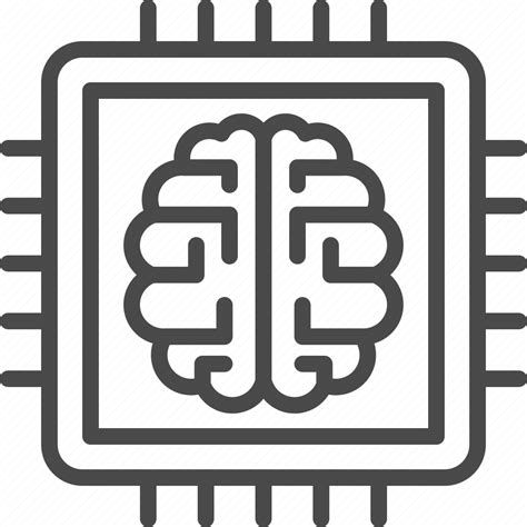 Chip Computer Brain Machine Learning Processing Data Icon Download On Iconfinder