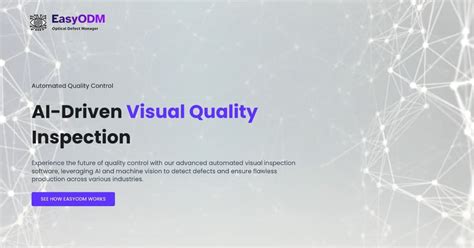 Automated Visual Inspection With Easyodm Software