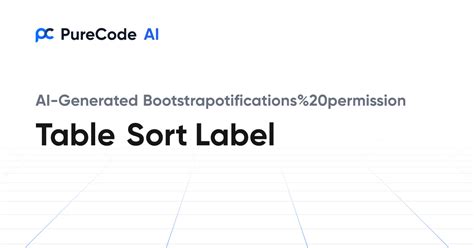 Build Great Bootstrapotifications Permission Table Sort Label