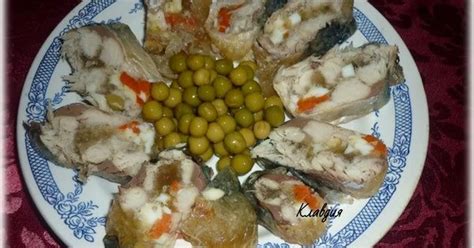 Скумбрия фаршированная в желатине рецепт с фото пошаговый от Клепцова