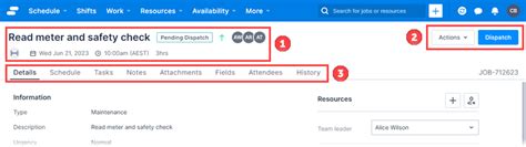 View And Manage Work Details Skedulo Documentation