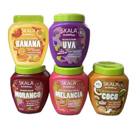 Creme De Tratamento Skala Frutastica 1kg Escolha O Seu Shopee Brasil