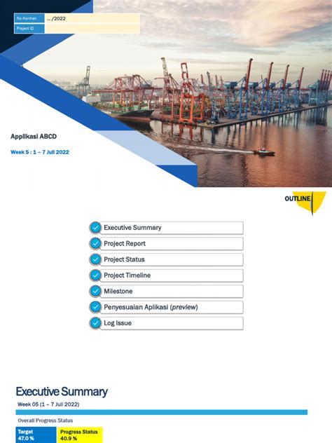 Contoh Progress Report Week 05reportprogress Pdf