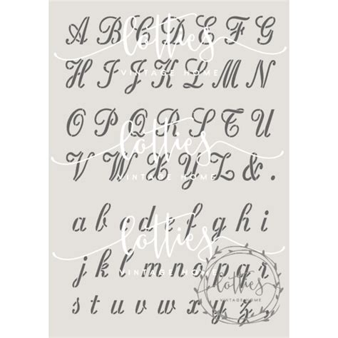 Script Alphabet Upper And Lower Case