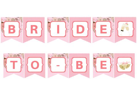 Free Printable Bridal Shower Banner Free Printable Templates