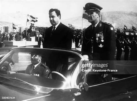 Syrian President And Prime Minister Nureddin Al Atassi And Syrian
