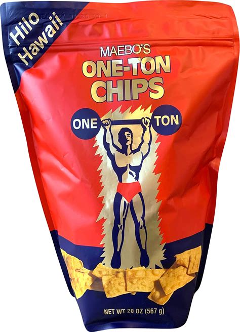One Ton Chips Large Bag 20 Ounce 567g Grocery
