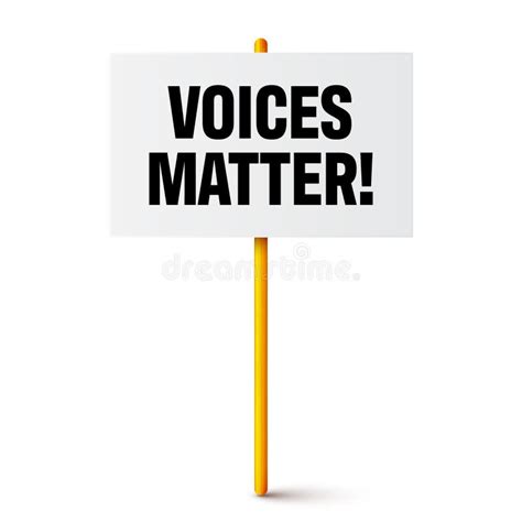 Protest Sign With Text Slogan And Wooden Holder Demonstration Banner Strike Action Cardboard