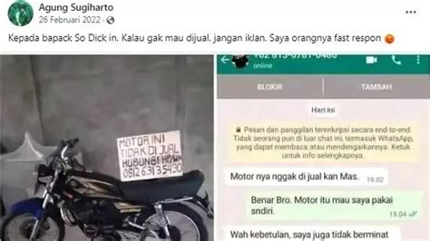 Lagi Santai Sepulang Kerja, Lihat Iklan Bapak-Bapak Jual Kendaraan di Medsos Bikin Auto Ketawa ...