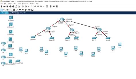 Solved Topology Objective Cisco Packet Tracer Topology Objective Answer