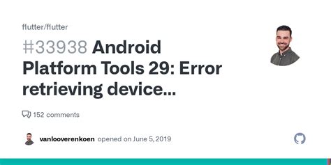 Android Platform Tools 29 Error Retrieving Device Properties For Ro