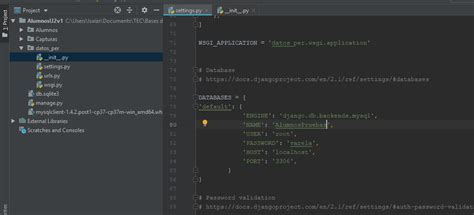 Conectar Django Con Mysql