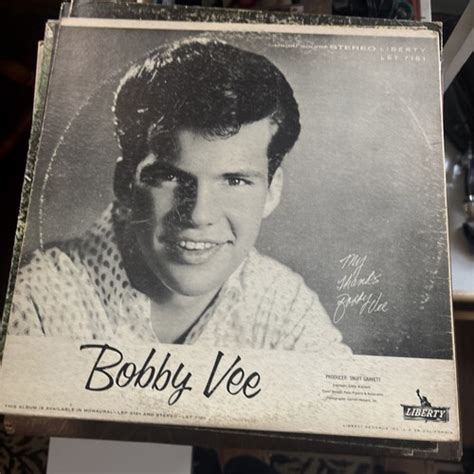 Bobby Vee Lp Self Titled 1961 Liberty Mono Vinyl Ebay
