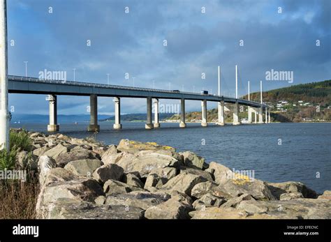 Kessock Bridge Moray Firth Inverness Highland Region Scotland Uk