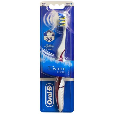 Oral B 3D White Luxe Toothbrush Red - Branded Household - The Brand For ...