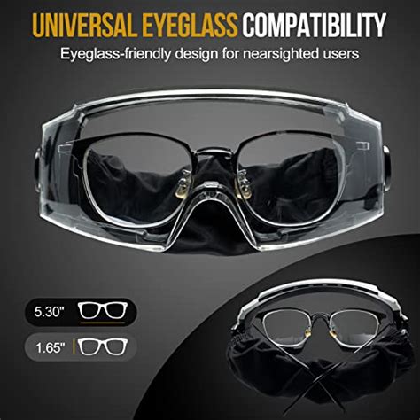 Onetigris Safety Goggles Over Glasses Tactical Safety Glasses