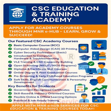 Csc Education And Training Academy Open Schooling U G P G Diploma