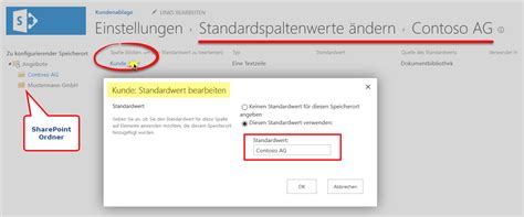 Automatische Metadaten In Sharepoint Dokumenten