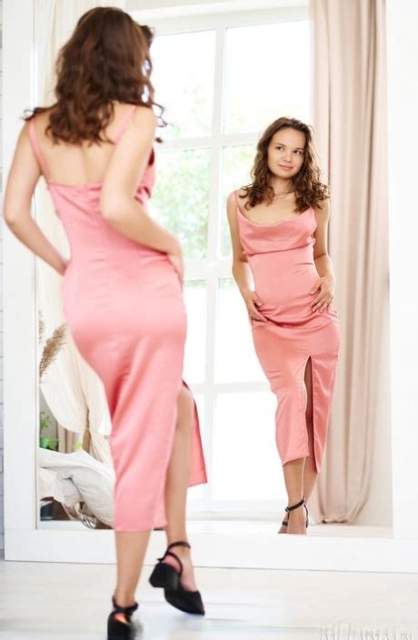 Young Beauty Yenn Cat Goes Topless While Wearing A Crotchless Thong