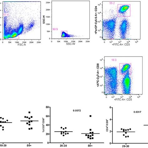 Representative Flow Cytometry Plots Showing Gate Strategy For The Download Scientific Diagram