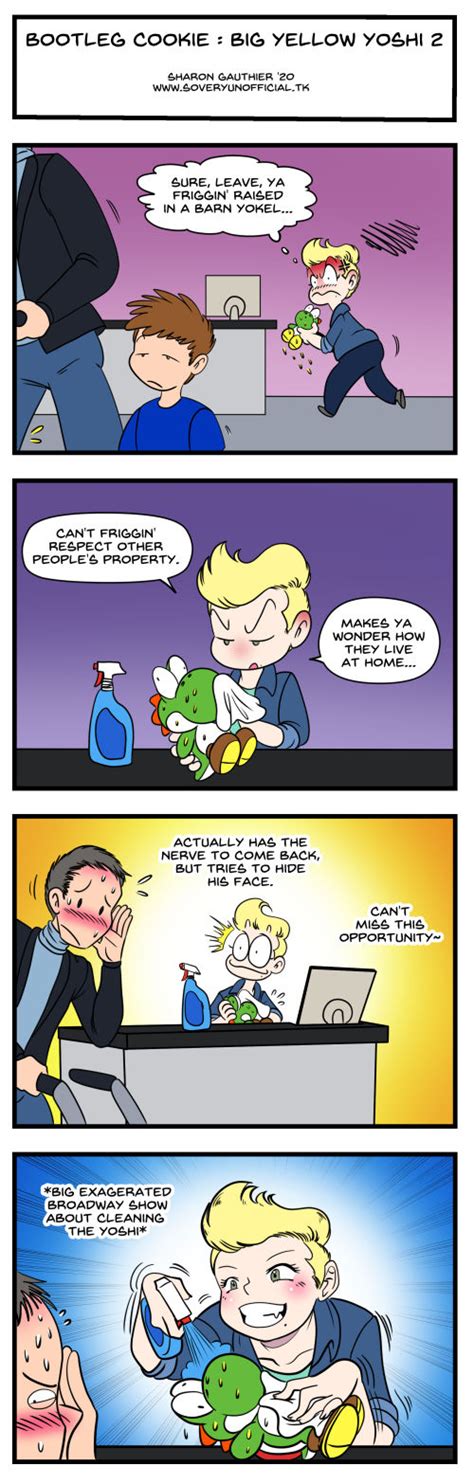 Bootleg Cookie Big Yellow Yoshi 2 By Soveryunofficial On Deviantart