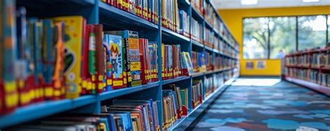 Premium Photo A School Librarian Showcasing New Books Wallpaper