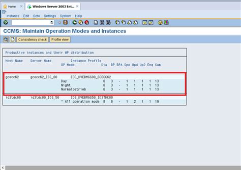 Operation Mode Sapcodes Operation Mode Sapcodes