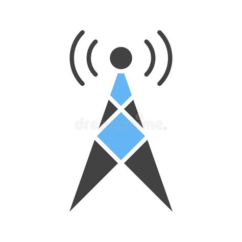Signals Tower Icon Vector Image Stock Vector Illustration Of Concept