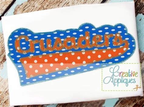 Crusaders Applique Creative Appliques