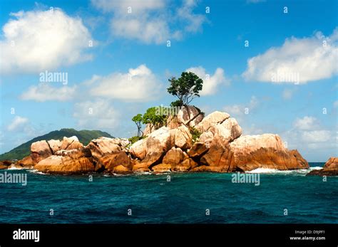 Ave Maria Rocks Praslin Seychelles Photo Stock Alamy