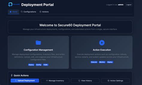 Secure60 Deployment Manager